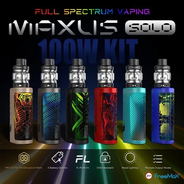 Freemax Maxus Solo 100W Mod Kit With Fireluke Solo Tank 5ml | Lazada PH