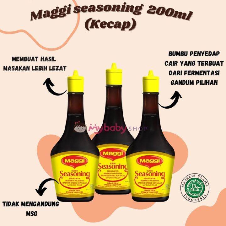 MAGGI SEASONING / kecap maggi 200ml / kecap asin | Lazada Indonesia