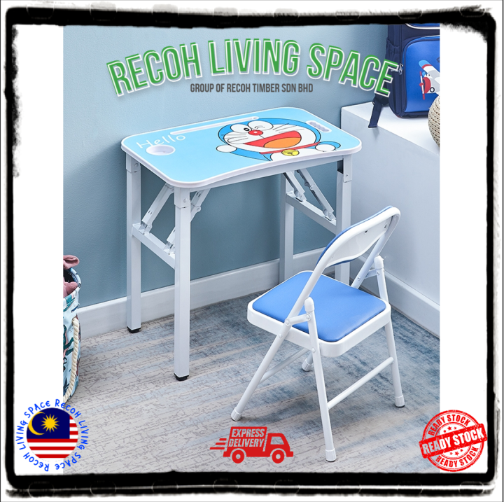 Recoh_Doraemon Princess Hello Kitty Table Set Study Table Foldable ...