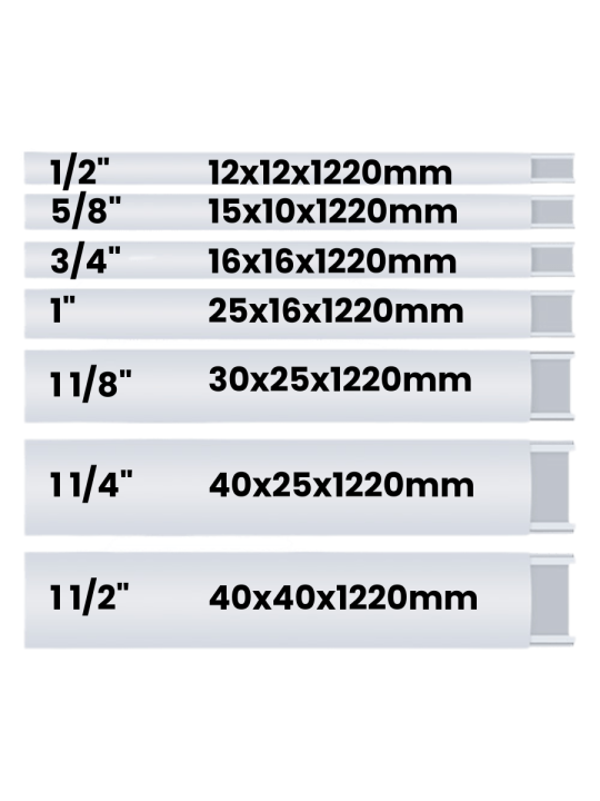 HEAVY DUTY PVC Moulding Electrical 4 FT or 1.22 m | Lazada PH