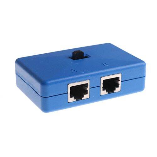 Mini 2 Ports Rj45 Inner/external Network Switch Splitter Box Avoid ...