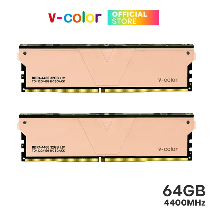 v-color Skywalker Plus non RGB 64GB (32GBx2) DDR4 Bus 4400MHz | Lazada ...