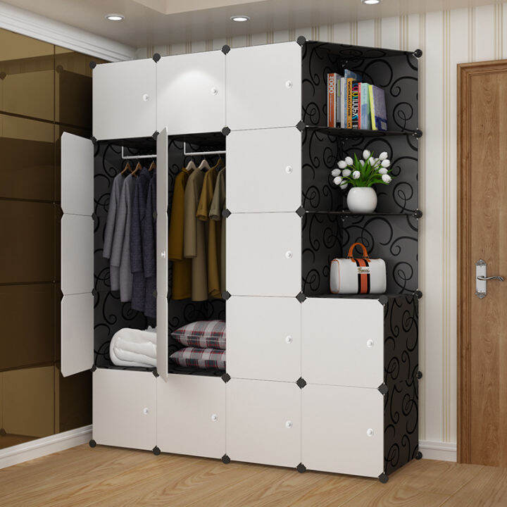 Multifunctional wardrobe Simple Component Wardrobe diy Corner Wardrobe ...