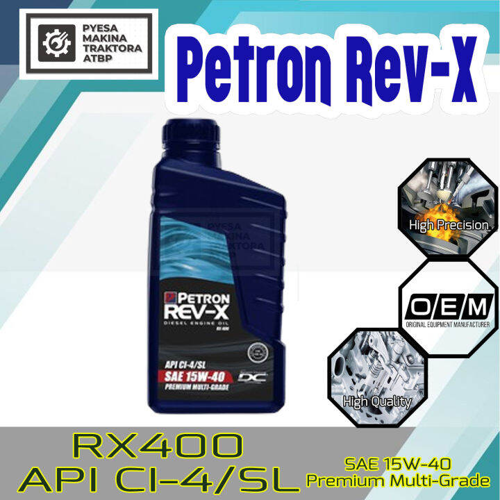 PETRON REV-X RX 400 (TREKKER) SAE 15W40 Diesel Engine Oil for MONTERO ...