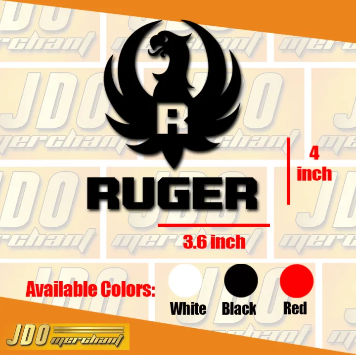 Ruger vinyl sticker for car / motor | Lazada PH
