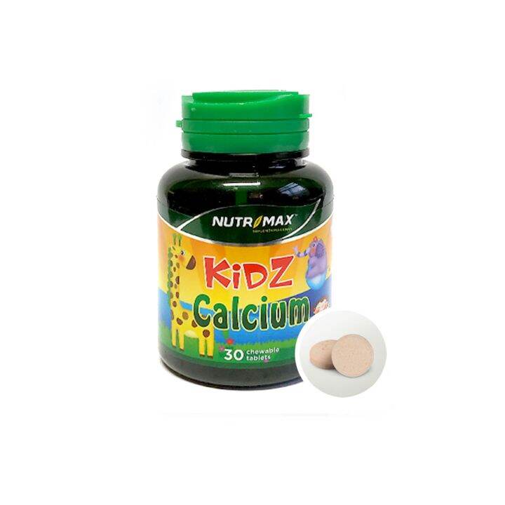 Nutrimax Kidz Calcium isi 30's Vitamin kalsium untuk Anak-Anak tablet ...