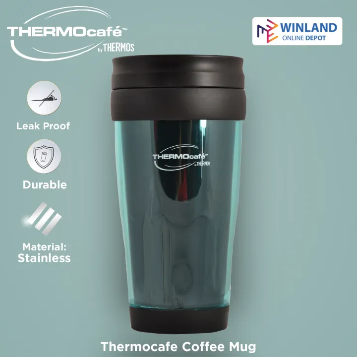 THERMOS Thermocafe Original Hot & Cold Travel Mug | Drinking Coffee Mug ...