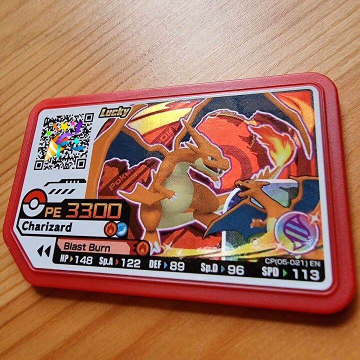 Original 4 stars Pokémon Gaole Disc 05-021 Charizard Y with Mega ...
