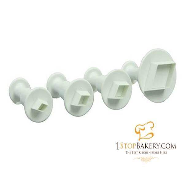 No.43 Diamondd Plunger Cutter Set 4/ชุดพิมพ์กดขนม | Lazada.co.th