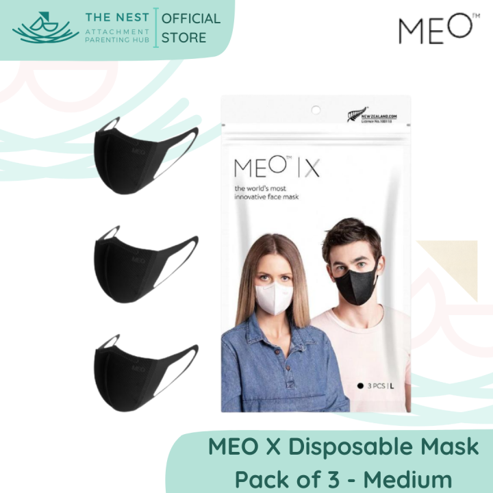 MEO X Disposable Mask Pack of 3 - Medium | Lazada PH