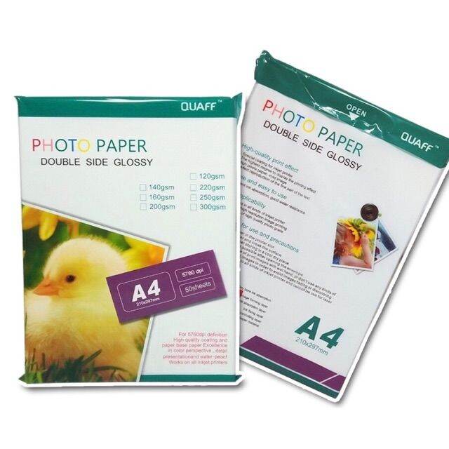 Quaff Double sided photo paper 300gsm a4 size | Lazada PH