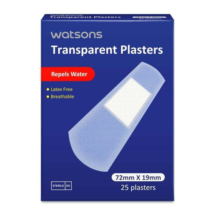 WATSONS Transparent Plaster 25 sheets | Lazada PH