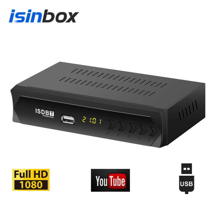 iSinbox ISDB-T Terrestrial Converter STB Receiver Digital TV Set Top ...