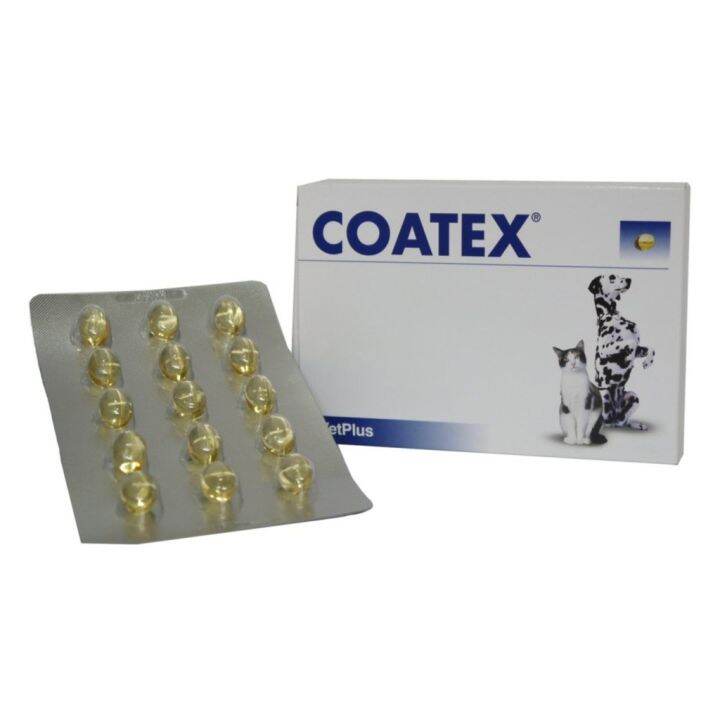 Coatex Skin Supplement For Dogs & Cats 60 Capsules | Lazada