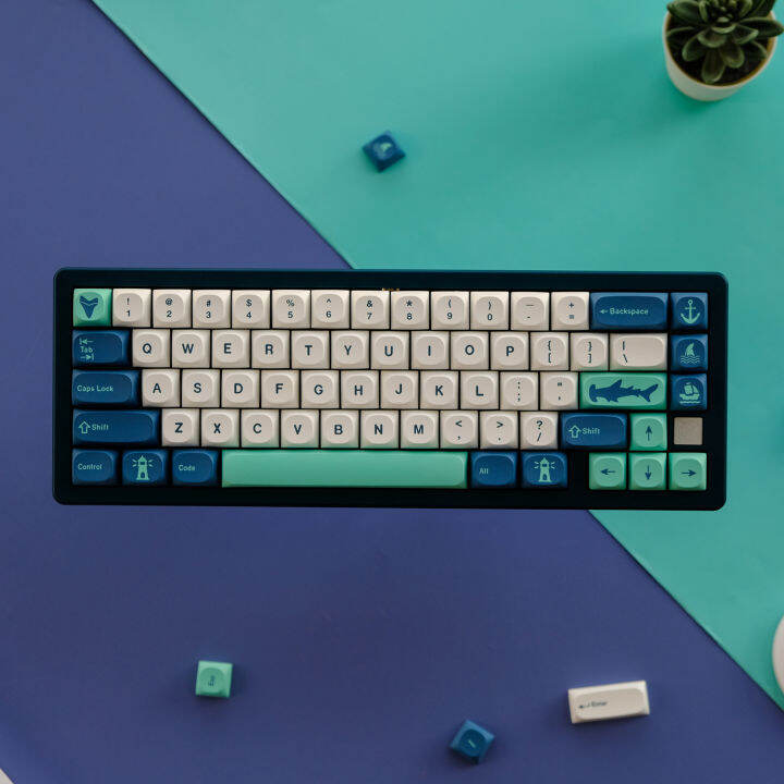 Big fish keycap hall GMK hammerhead shark mechanical keyboard ball cap ...