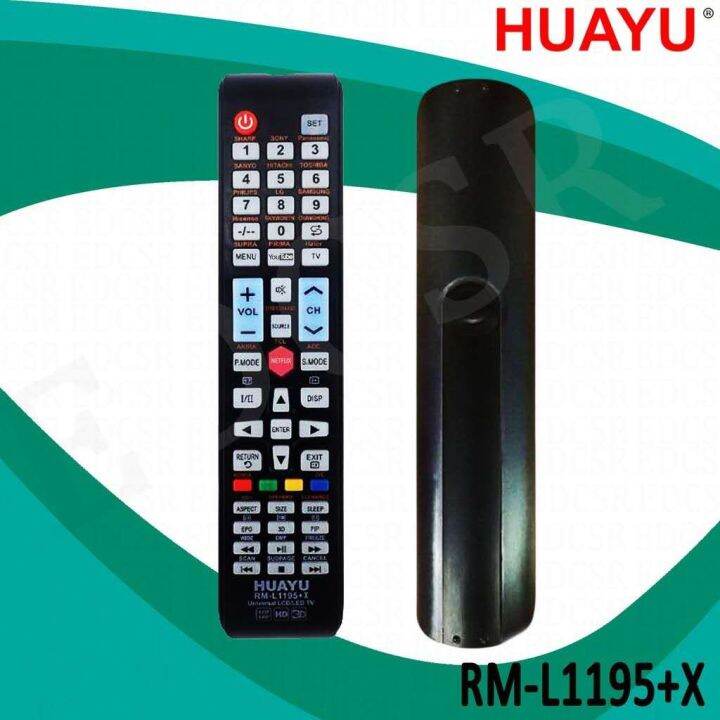 Huayu RM-L1195+X Universal LED/LCD TV Remote | Lazada PH