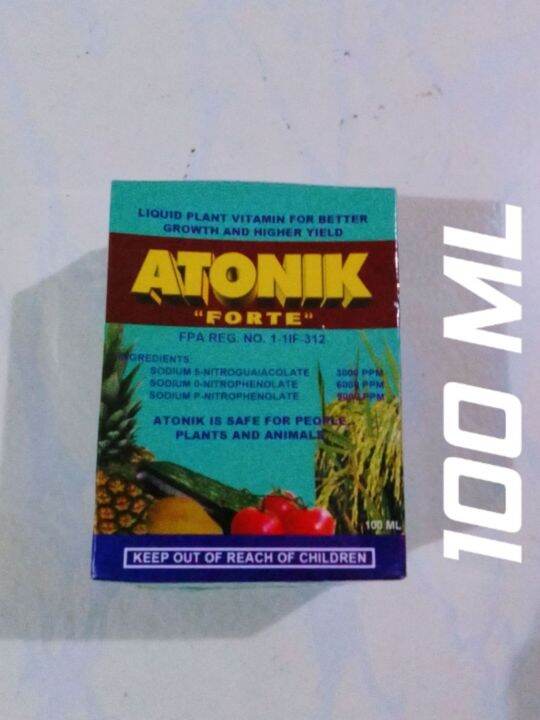 ATONIK FORTE FOLIAR FERTILIZER (10X10ML BOX) LIQUID PLANT VITAMIN FOR ...