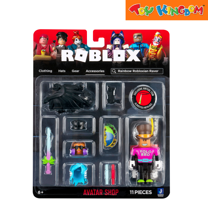 Roblox Avatar Shop Rainbow Robloxian Raver 11 pcs Playset | Lazada PH