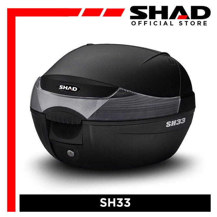 SHAD Motorcycle Box SH33 Black | Lazada PH