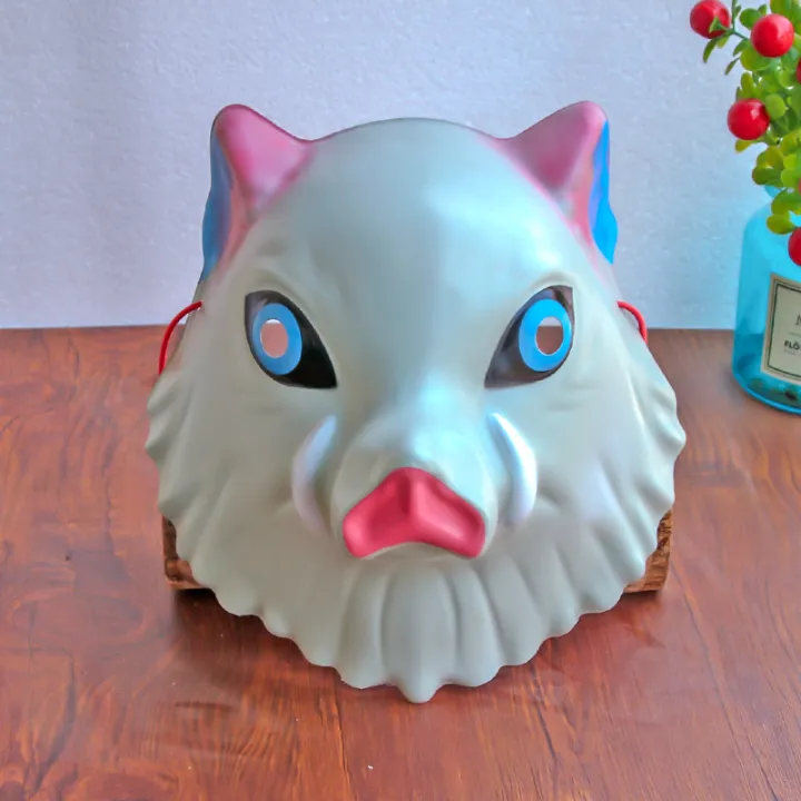 (local) demon slayer Hashibira Inosuke mask Anime Tanjirou Cosplay ...