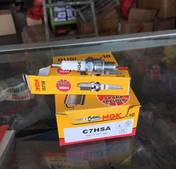 Busi NGK C7 C7HSA Grand,Supra Fit New,Revo,Mio j/M3/Soul,Jupiter,Vega ...