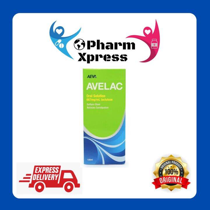 AVELAC ORAL SOLUTION (LACTULOSE) 100ML - Sirup Sembelit | Lazada