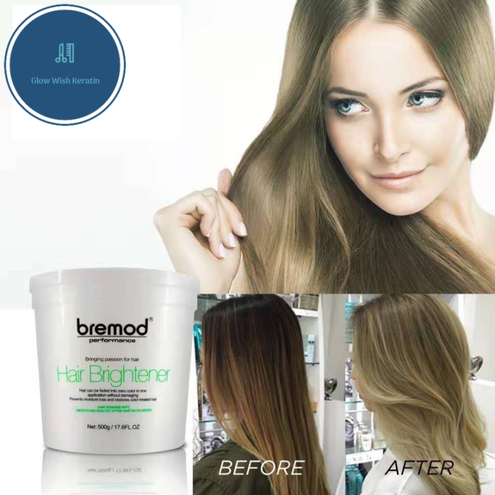 Glow Wish Keratin Hair Brightener Hair Color Bleaching Powder ...