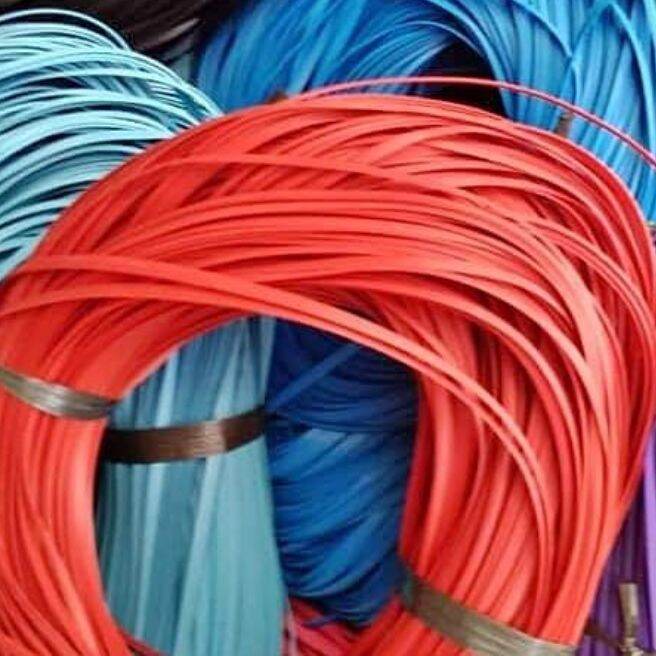 bahan rattan sintetis tali rotan warna merah | Lazada Indonesia