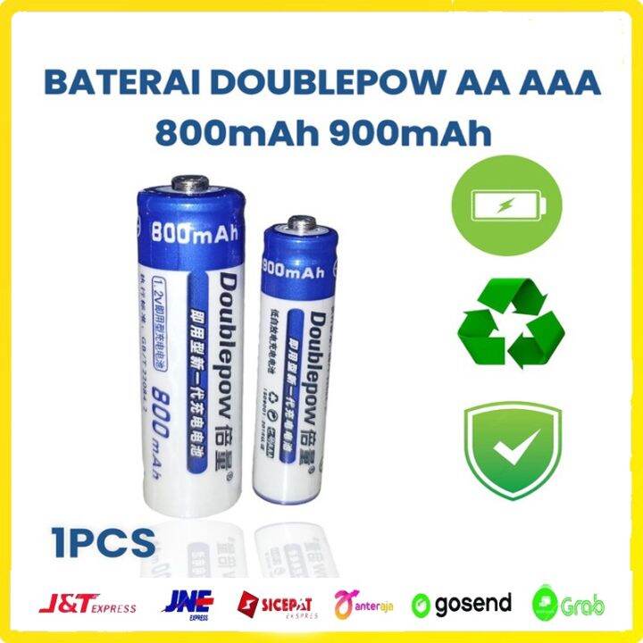 [1 PCS] Battery Doublepow A2 A3 AA AAA ORIGINAL Batu Batre Charger ...
