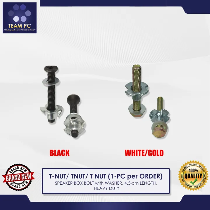 T-NUT/ TNUT/ T NUT (1-PC per ORDER), SPEAKER BOX BOLT with WASHER, 4.5 ...
