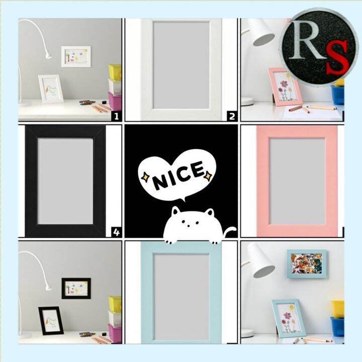 IKEA FISKBO FRAME PHOTO ALFTA HOOK PICTURE BINGKAI FOTO GAMBAR | Lazada PH
