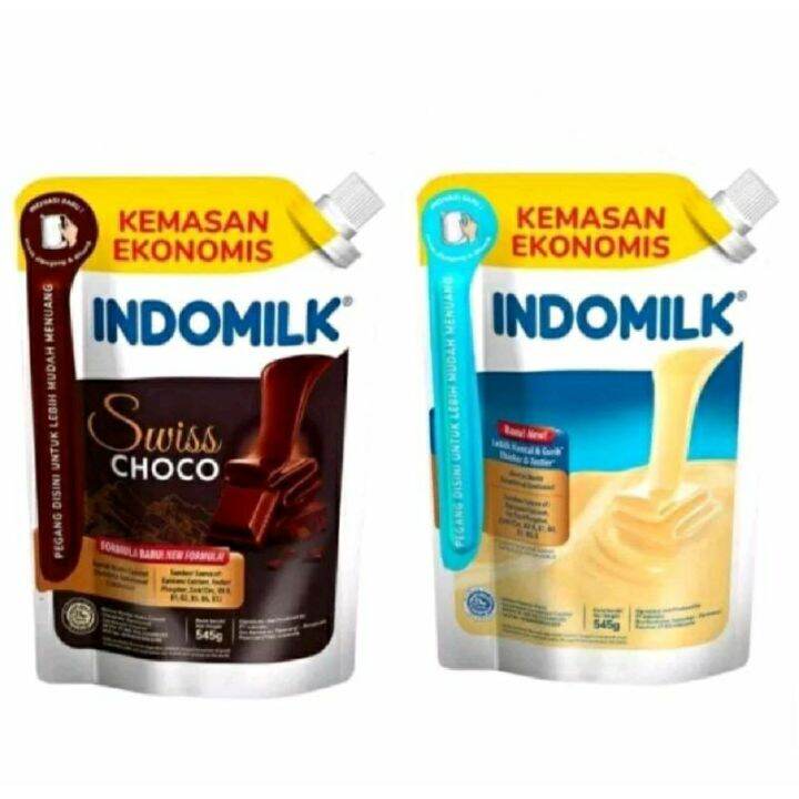 Indomilk Kental Manis Pouch 545gr SKM INDOMILK POUCH Putih/Cokelat 545g ...