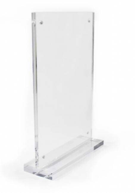 acrylic display stand A4 paper holder A028 (1 unit Potrait) | Lazada
