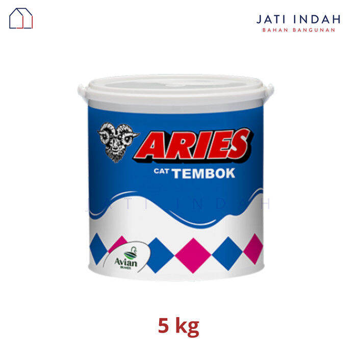 ARIES CAT TEMBOK 5 KG GALON / CAT DINDING | Lazada Indonesia