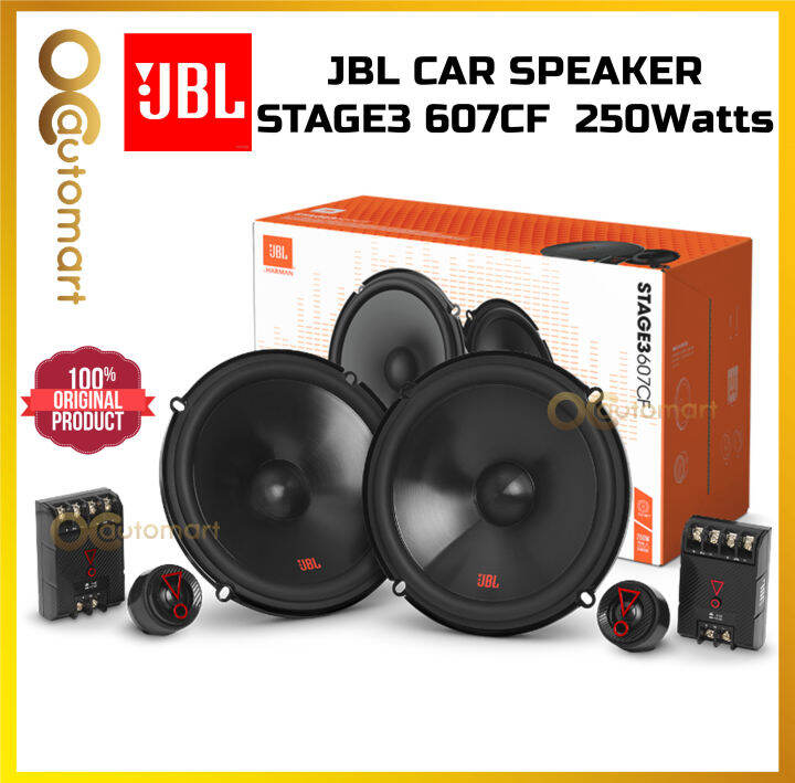 JBL Stage3 607CF 6.5 Inch 2Way Component Set Speaker Without Grille Car Speaker Spiker Kereta ...
