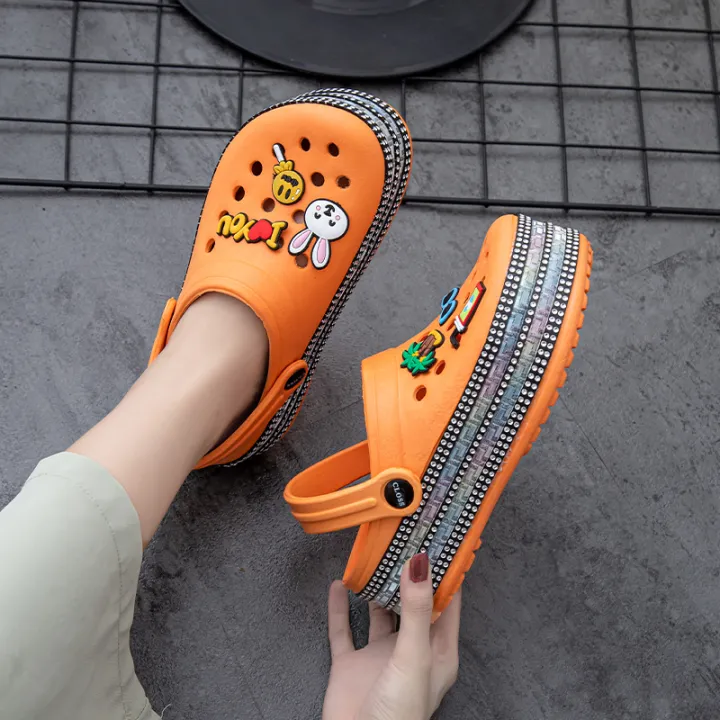 Crocs Beach Crocband Rainbow Platform Women Crocs Sandals for Women ...