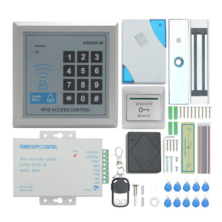 TZAD2000M-02 RFID Door Access Control System Kit,Home Security System ...