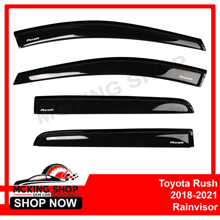 Toyota Rush 2018-2021 OEM Type Rain Guard Window Visor (Made in ...
