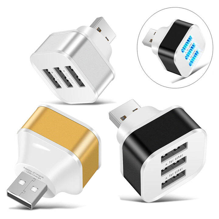 ♥Limit Free Shipping♥ 3 USB Charging Extender 2.0 3-port Extended USB ...