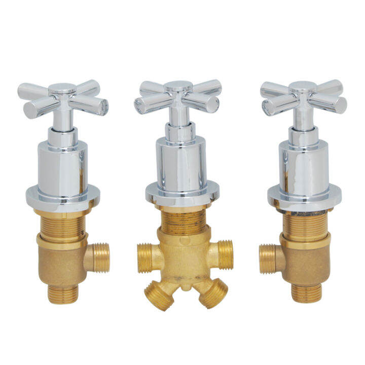 Bathtub Tap Brass Switch Control Valve Cold&Hot Shower Mixer Faucet ...