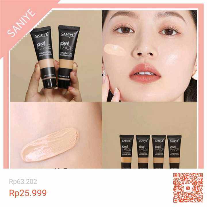 SANIYE Foundation Cair Matte Poreless Liquid Foundation | Lazada Indonesia