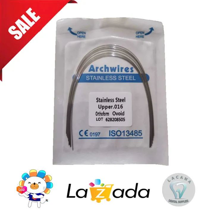 STAINLESS STEEL ARCHWIRE 0.16 UPPER | Lazada PH