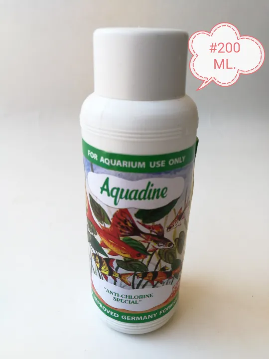 Aquadine Anti Chlorine Special Aquarium Fish 200ml | Lazada