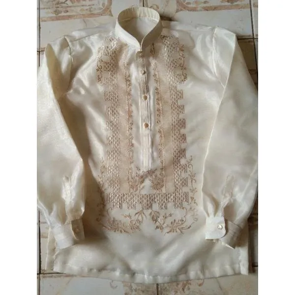 The little flower elder sister MODERN BARONG TAGALOG PINA ORGANSA KIDS ...