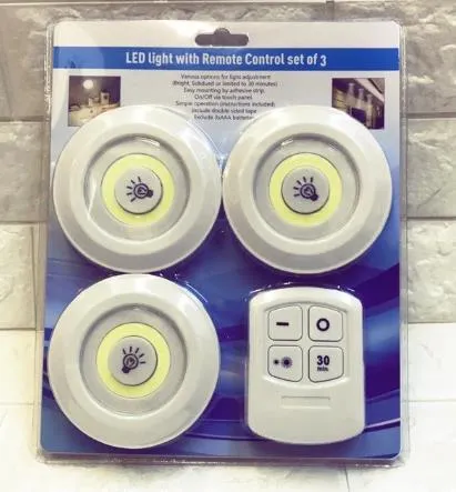 LED light with remote control set of 3 | Lazada PH