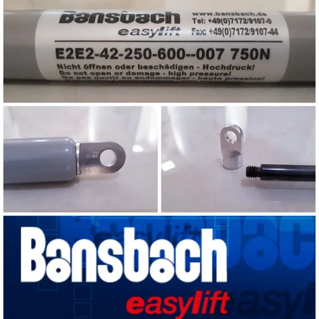 hidrolik sok bagasi gaspring stabilus bansbach 60cm 750N merk bansbach ...