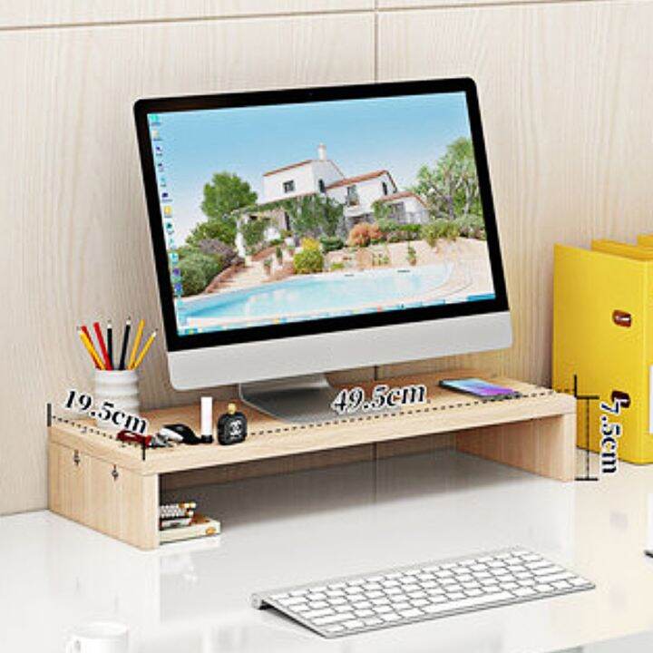 Computer Monitor Screen Increased Rack Desktop Rack Monitor Rack Riser ...