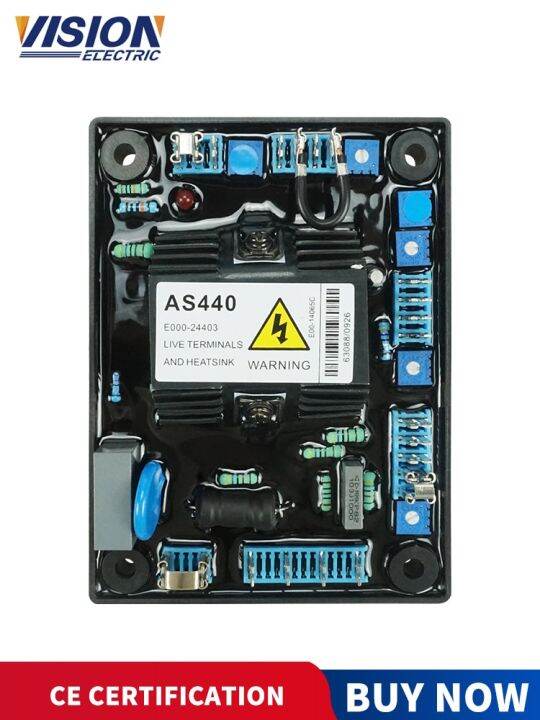 Brushless Generator AVR AS440 Automatic Voltage Regulator 220 Volt 1 ...
