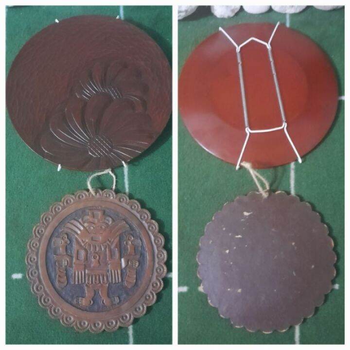 Hot vgtdk0 Japan/UK surplus plates decorative wood stonewares wall ...