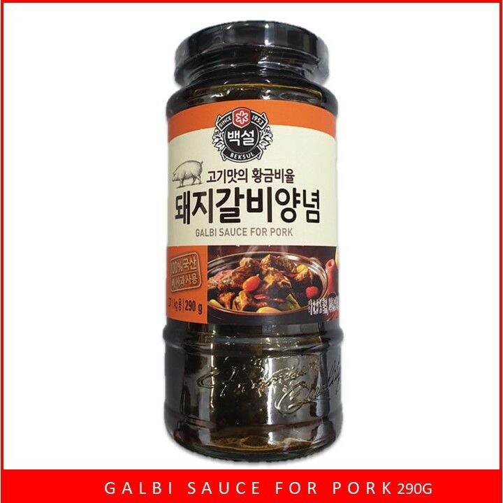 CJ Beksul Pork Kalbi Marinade Spicy (Korean BBQ Sauce) 290g Galbi Sauce for pork | Lazada PH